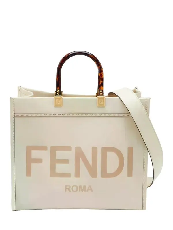 Fendi Sunshine Tote Bag - Neutrals