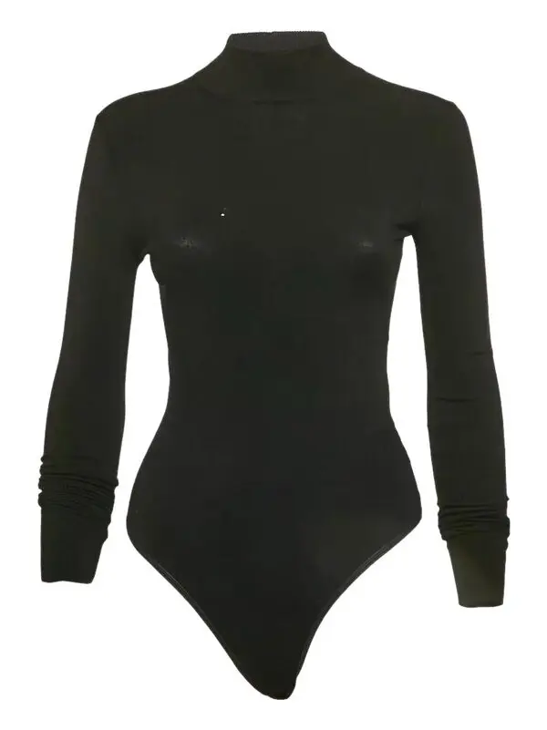 Alaïa High-neck Knit Bodysuit - Black