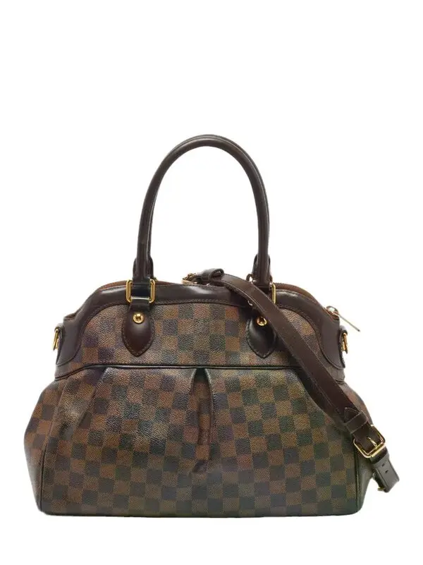 LOUIS VUITTON Pm Trevi Damier Ebene Handbag - Brown