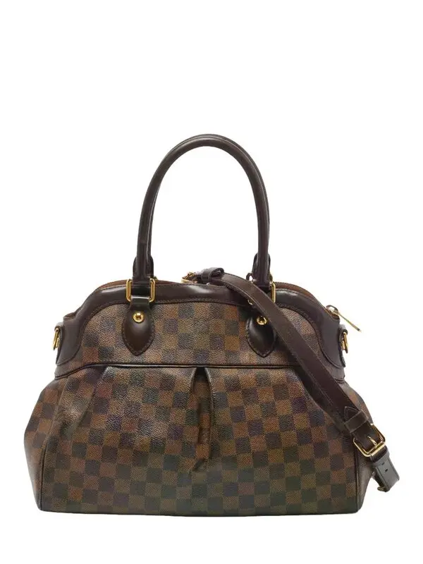 LOUIS VUITTON Trevi Pm Damier Ebene Handbag - Brown