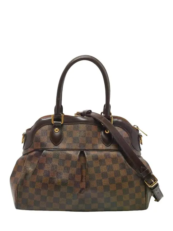 LOUIS VUITTON Trevi Pm Damier Ebene Handbag - Brown
