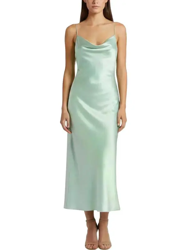 Alice + Olivia Harmony Draped Maxi Dress - Green
