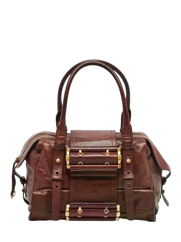 Givenchy Buckle-detail Flap Tote Bag - Brown