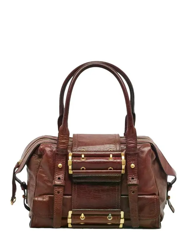 Givenchy Buckle-detail Flap Tote Bag - Brown