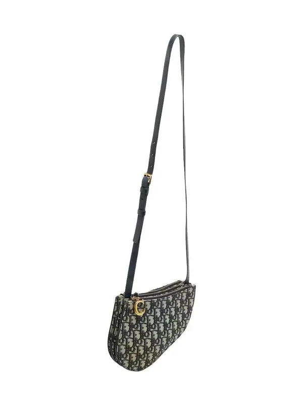 Dior 2019 Saddle Cross Body Bag - Blue