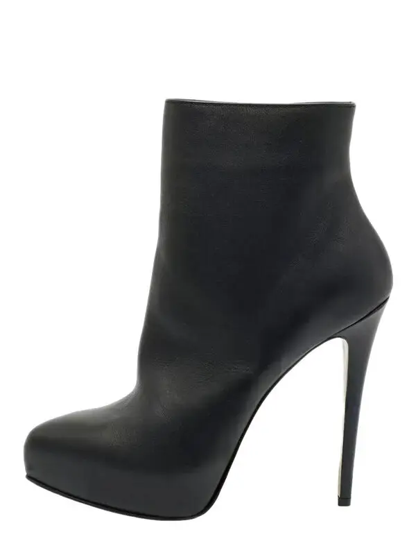 LE SILLA Pointed-toe Platform Stiletto Ankle Boots - Black