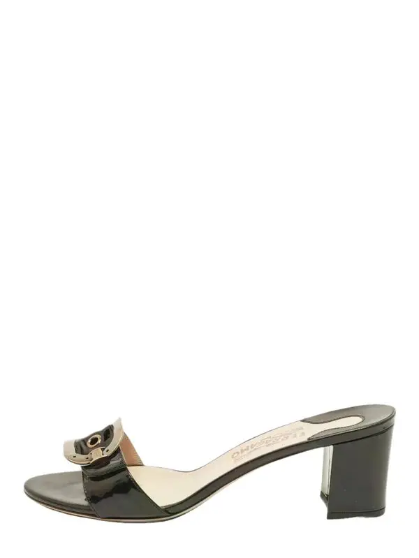 FERRAGAMO Doda Buckle-strap Sandals - Black