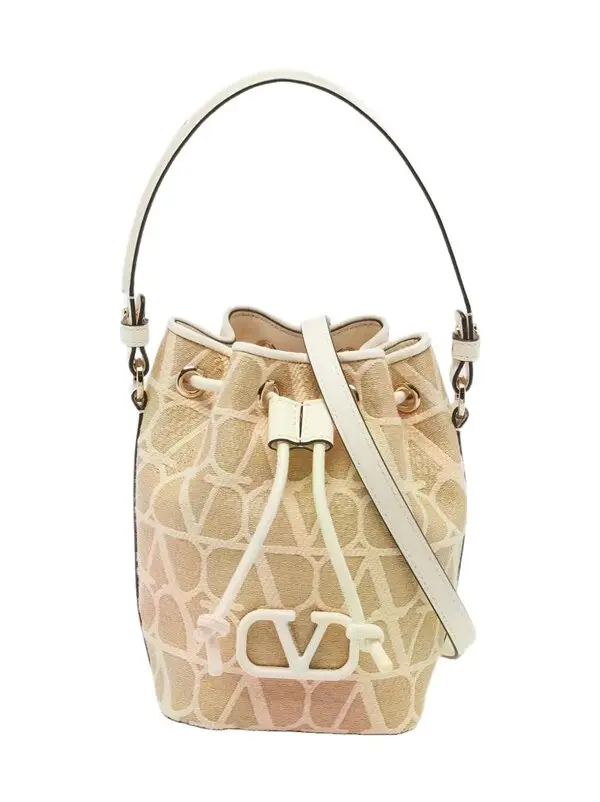 Valentino Garavani Vlogo Iconographe Bucket Bag - Neutrals