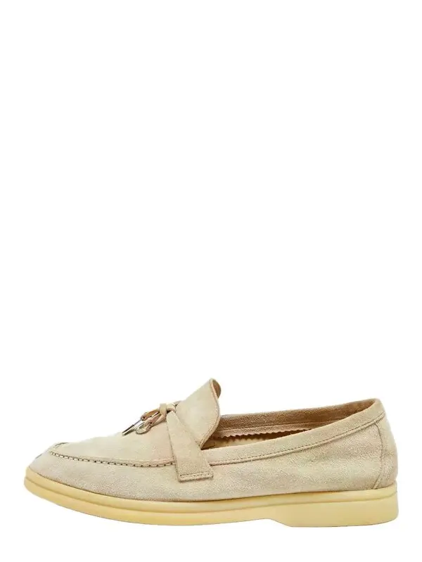 Loro Piana Summer Charms Walk Loafers - Neutrals