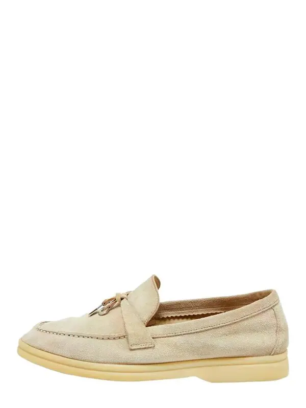 Loro Piana Summer Charms Walk Loafers - Neutrals