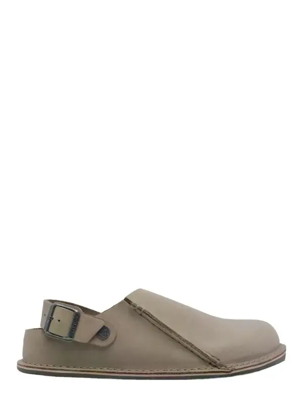 BIRKENSTOCK Lutry Premium Oiled Leather Mules - Neutrals