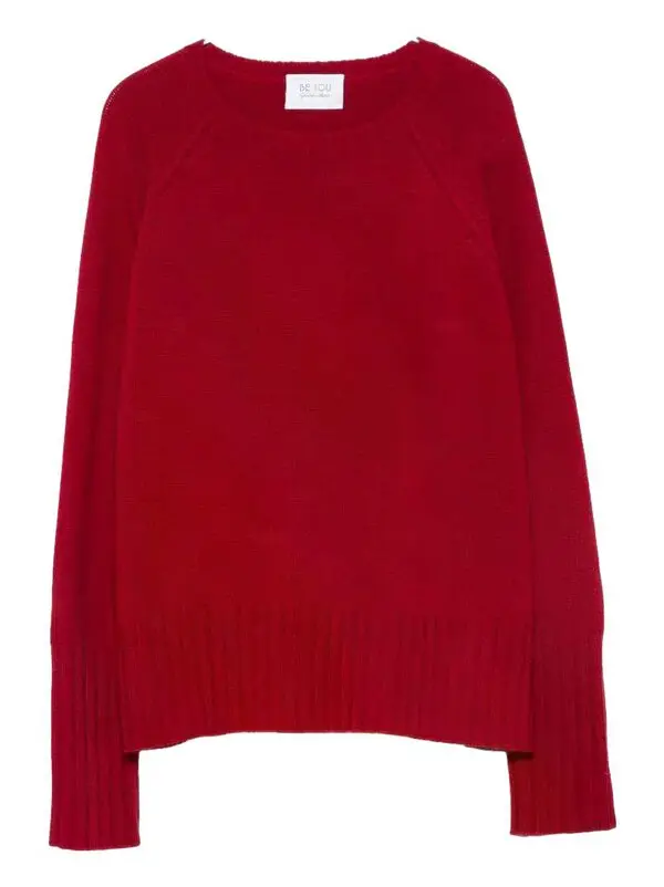 BEYOU Long Sleeve Sweater - Red