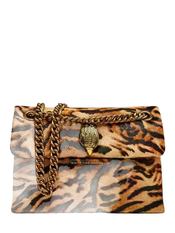 Kurt Geiger Kensington Tiger-print Crossbody Bag - Brown