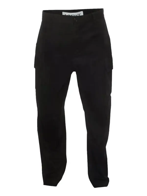 Loewe Straight-fit Cargo Pants - Black