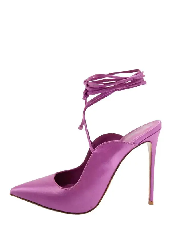 LE SILLA Ivy Ankle-wrap Stiletto Pumps - Purple