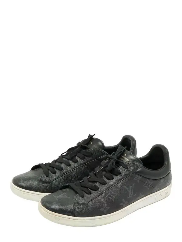 LOUIS VUITTON Monogram Eclipse Frontrow Sneakers - Black