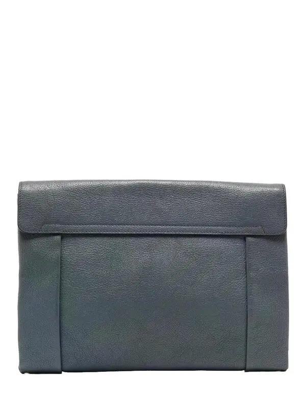 Chloé Elsie Turn-lock Clutch Bag - Grey