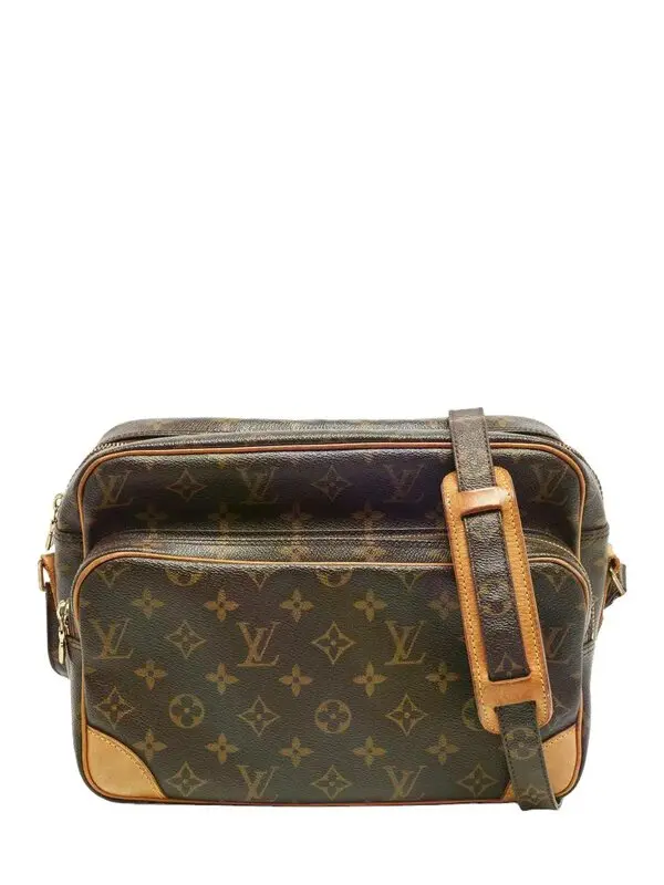 LOUIS VUITTON Monogram Canvas Crossbody Bag - Brown