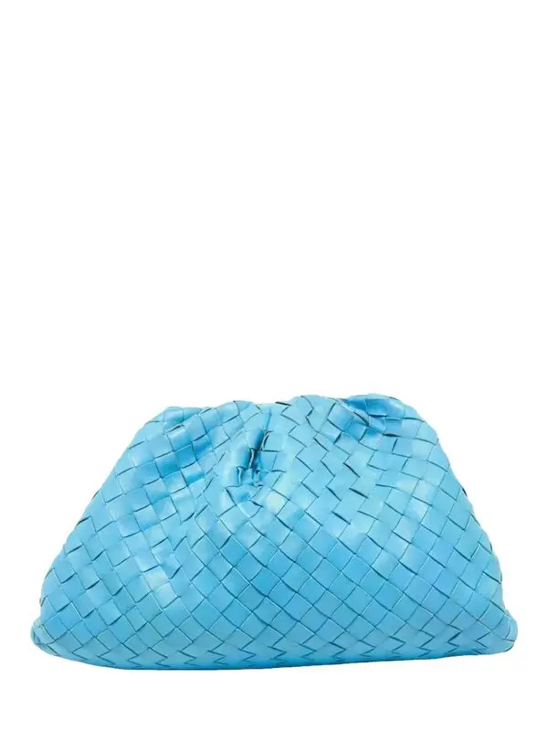 Bottega Veneta The Pouch Clutch Bag - Blue