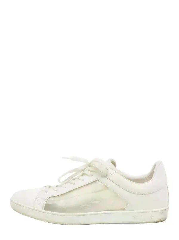 LOUIS VUITTON Luxembourg Monogram Sneakers - White