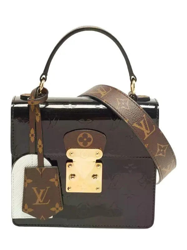 LOUIS VUITTON 2019 Spring Street Monogram Vernis Mini Bag - Black