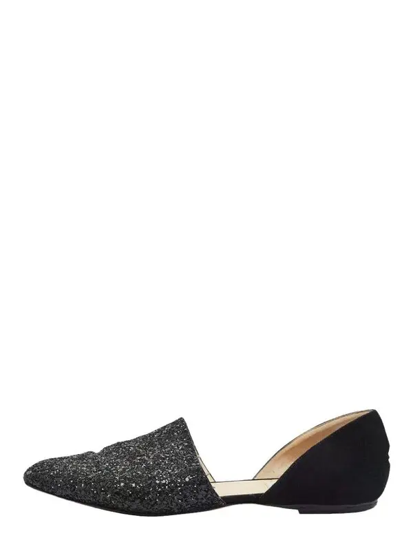JIMMY CHOO Globe Ballet Flats - Black