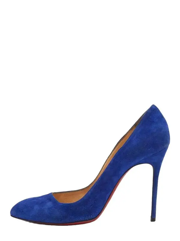 CHRISTIAN LOUBOUTIN Simple Corneille Follies Pumps - Blue