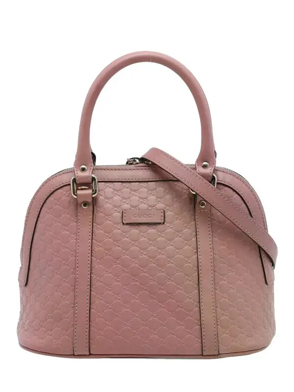 Gucci 2016-2026 Mini Microguccissima Dome Satchel - Pink