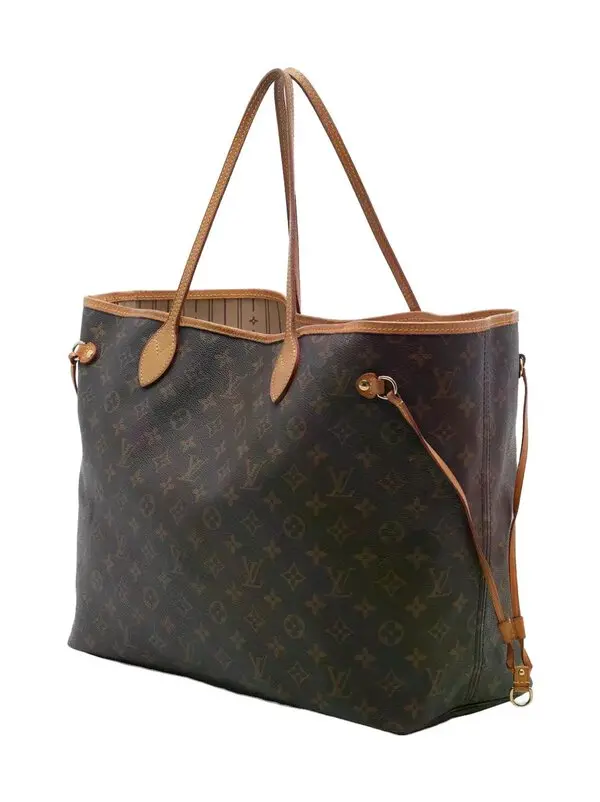 LOUIS VUITTON Monogram Neverfull Gm Tote Bag - Brown