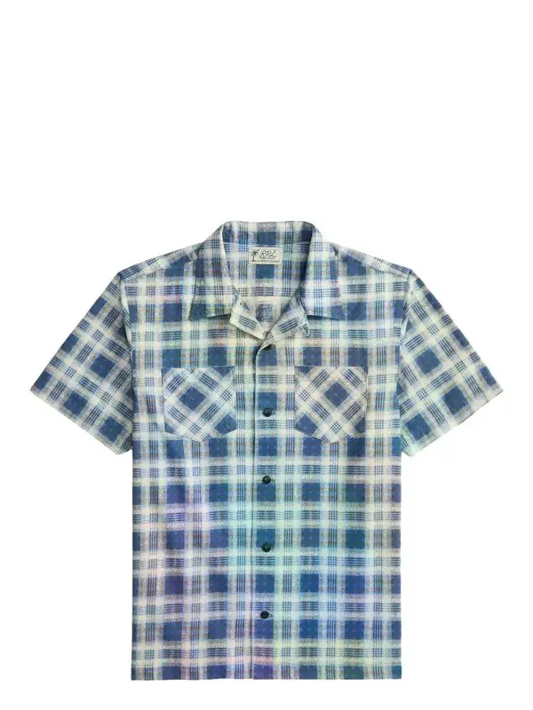 Ralph Lauren Short-sleeve Checked Shirt - Blue