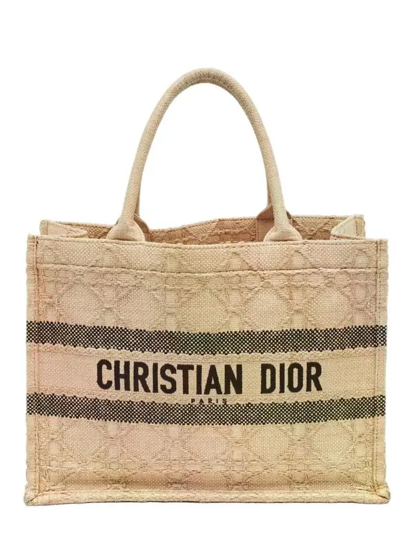 Dior 2022 Cannage Tote Bag - Neutrals