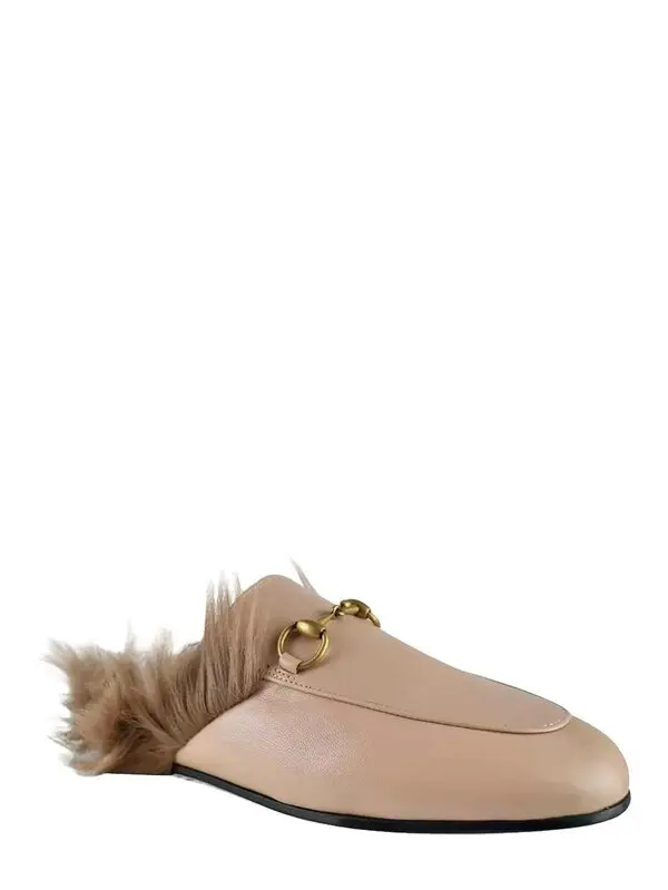Gucci Princetown Horsebit Mules - Neutrals