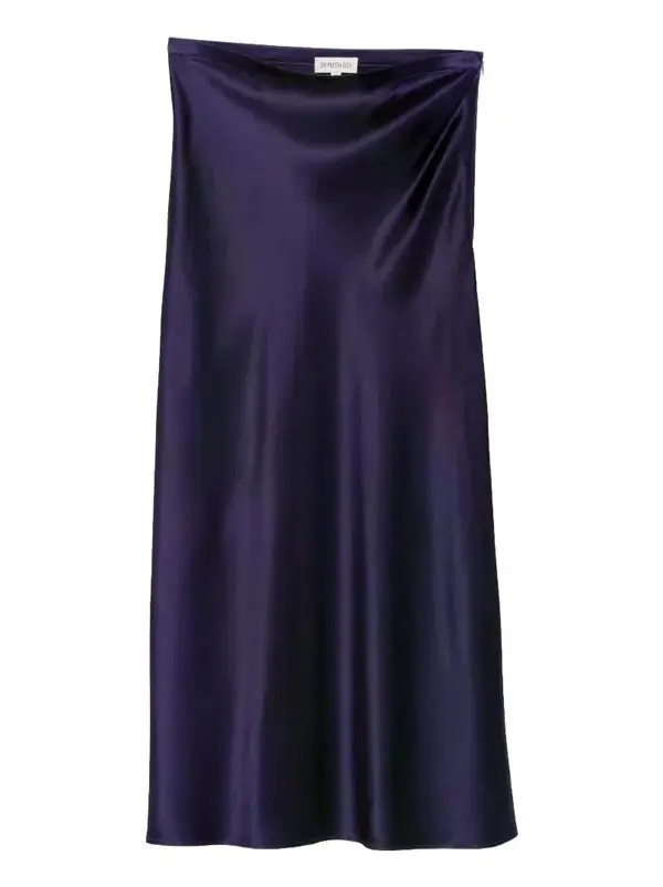 Eric Bompard Zip-fastening Midi Skirt - Purple