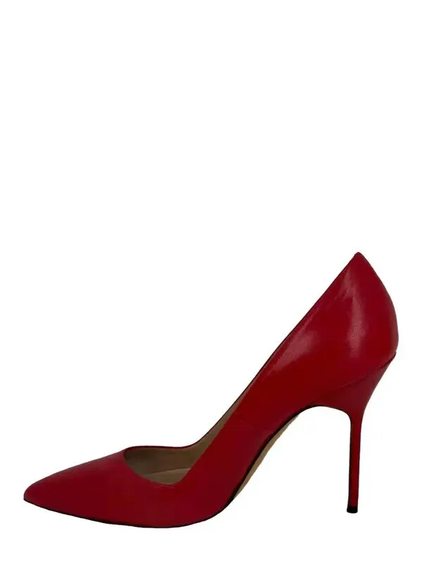 Manolo Blahnik Bb 105 Pointed-toe Pumps - Red