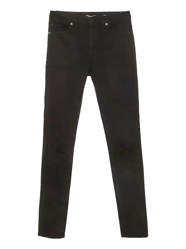 Saint Laurent 2019 Five-pocket Skinny Jeans - Black
