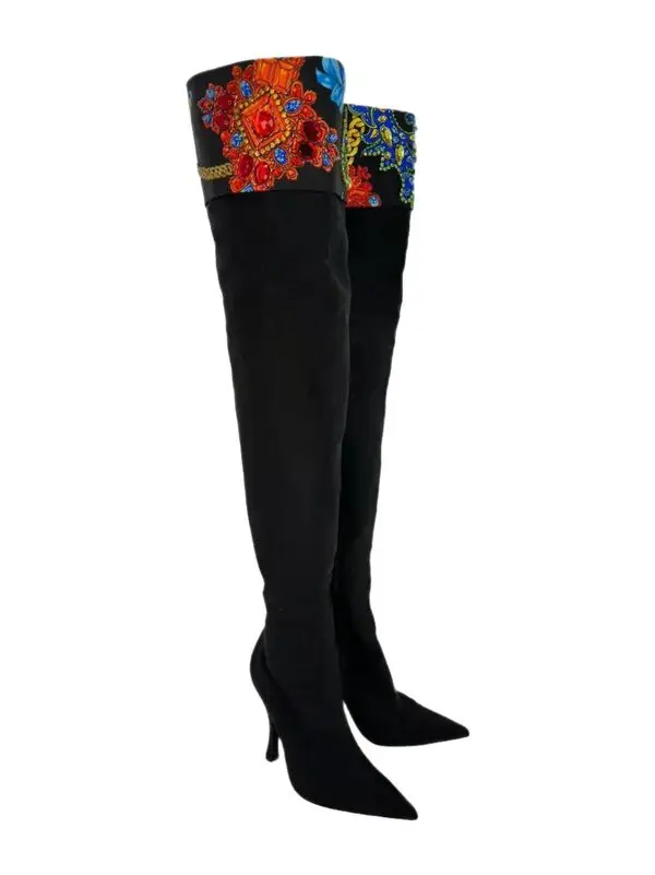 Versace Over-the-knee Boots - Black