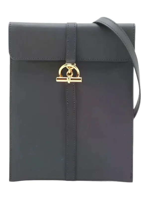 Hermès 2025 Swift Glenan To Go Pouch Crossbody Bag - Blue