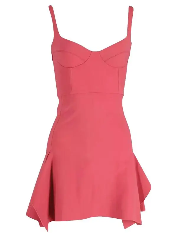 DION LEE Bustier Flared Dress - Pink