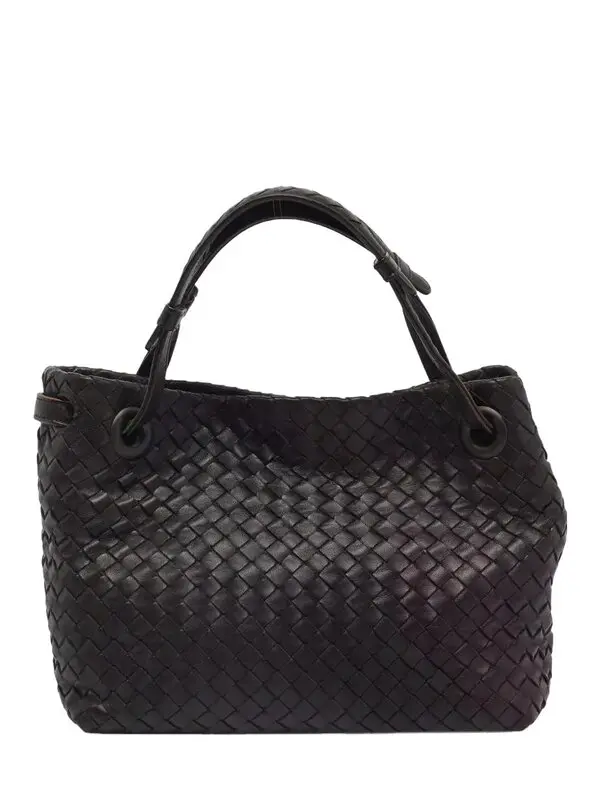 Bottega Veneta Small Garda Intrecciato Tote Bag - Brown