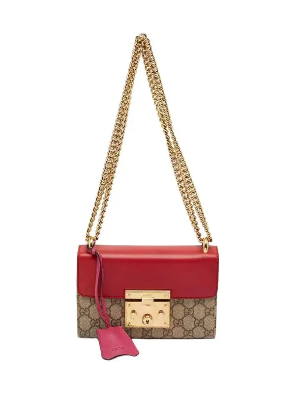 Gucci Small Padlock Shoulder Bag - Brown