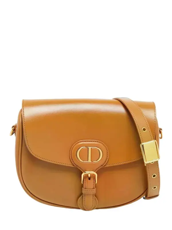 Dior Bobby Leather Crossbody Bag - Brown