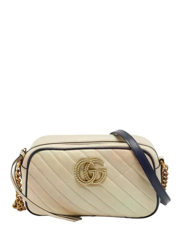 Gucci Gg Marmont Camera Bag - White
