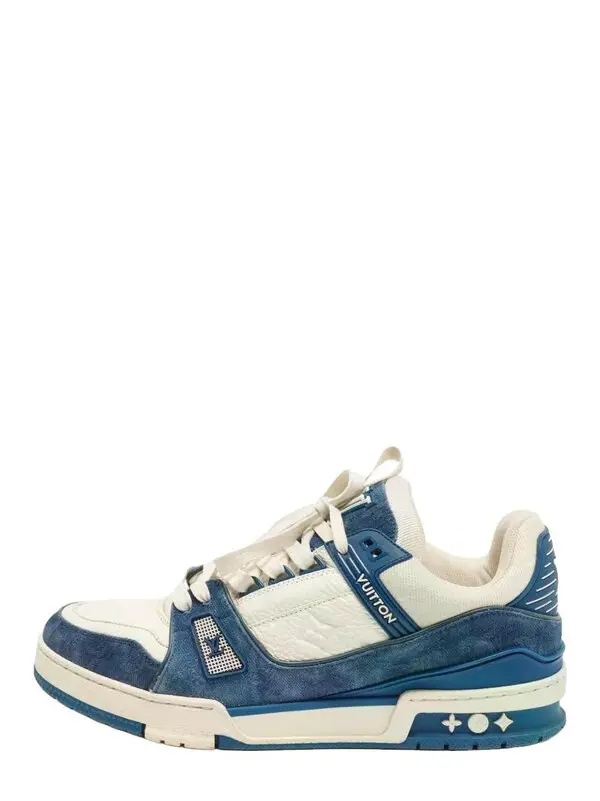LOUIS VUITTON Trainer Monogram Sneakers - Blue