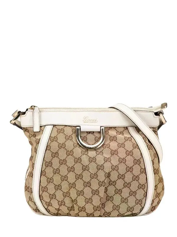 Gucci 2000-2015 Gg Canvas Abbey D Ring Crossbody Bag - Brown