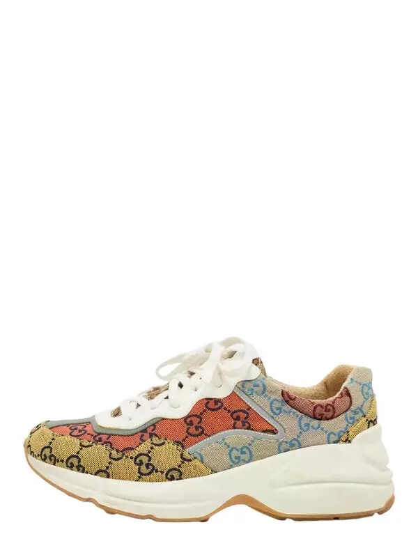 Gucci Rhyton Gg Canvas Sneakers - Multicolour