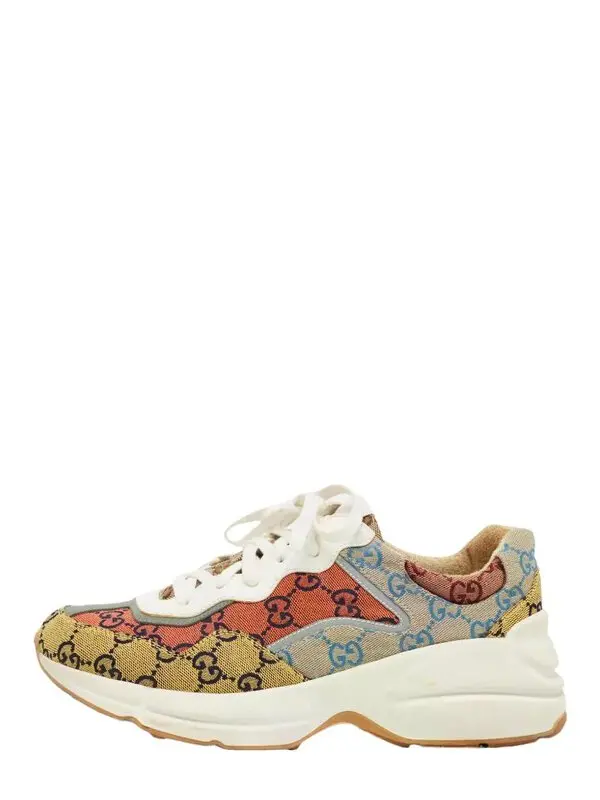Gucci Rhyton Gg Canvas Sneakers - Multicolour