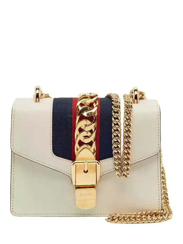 Gucci Mini Sylvie Web Shoulder Bag - Neutrals