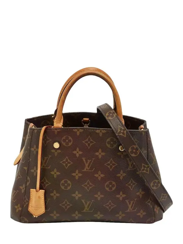 LOUIS VUITTON Montaigne Bb Monogram Tote Bag - Brown
