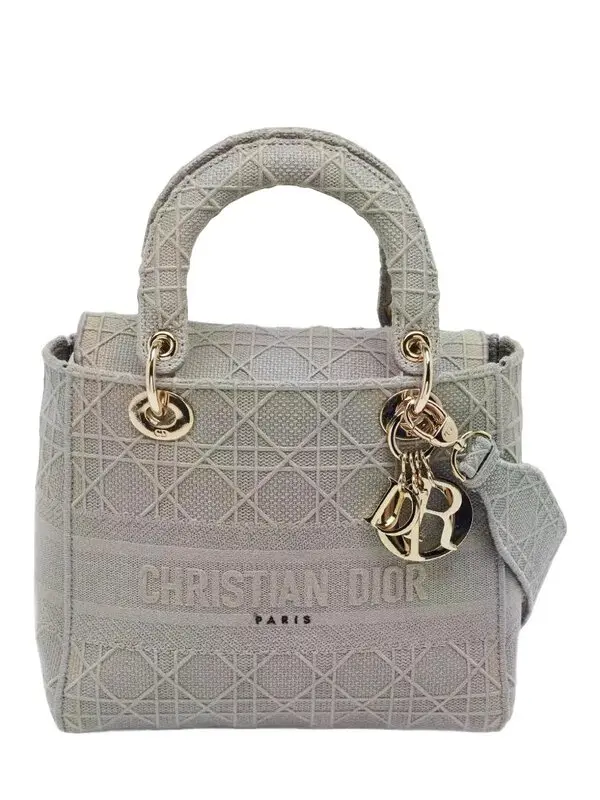 Dior Lady D-lite Tote Bag - Grey