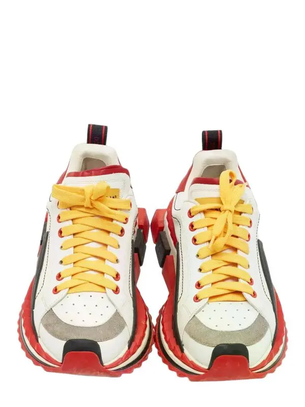 Dolce & Gabbana Super King Perforated Sneakers - White
